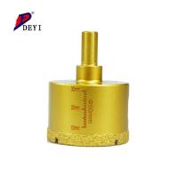 China Hole Saw 5mm Vacuum Brazed Core Drill Bit Porcelain Diamond Tools Triangle Shank for sale