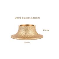 China 3 Inch Grinding Diamond Cup Wheel 40 Grit Vacuum Brazed for sale