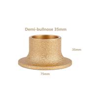China 3 Inch Grinding Diamond Cup Wheel 40 Grit Vacuum Brazed for sale