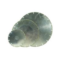 China Silver M14 Electroplated Segment Diamond Saw Blade 1.6mm 1.8mm for sale