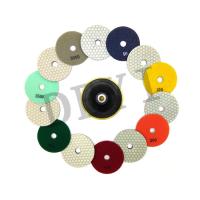 China CE Flexible Dry Polishing Pads For Granite Marble 100mm for sale