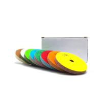 China Deyi Sponge Artificial Stone Tile Diamond Polishing Pad For Grinder for sale