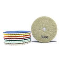 China 125mm Wet Dry Diamond Polishing Pads for sale