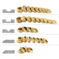 China Hole Dia 20mm Ceramic Grinding Diamond Profile Wheels Vacuum Brazed for sale