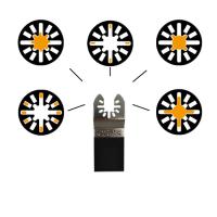 China CE Black Silver Bi Metal Oscillating Saw Blade Multi Function for sale
