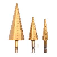 China Hexagonal Shank Step Reamer Burring Cobalt Alloy Drill Bits For Hardened Steel for sale