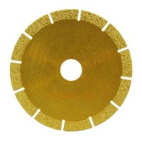China 10mm Segment Universal Diamond Saw Tools Cutting Disc Vacuum Brazed for sale