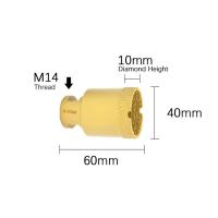 China Marble Porcelain 40mm Brazed Diamond Core Drill Bit ODM for sale