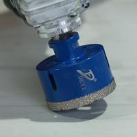 China 68mm Brocas Tile M14 Marble Diamond Drill Core Bit Vacuum Brazed for sale