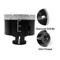 China Angle Grinder Diamond Height 15mm Diamond Hole Saw Drill Bits M14 for sale
