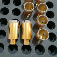 China Drilling Marble Tile Cemaric M14 Brazed Diamond Hole Saw 90mm for sale