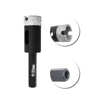 China Black M14 10mm Ceramic Tile Diamond Drill Core Bit 67mm 80mm for sale