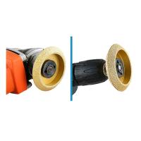 China 75mm Diamond Hand V Shape Grinding Wheel Vacuum Brazed for sale
