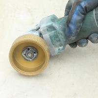 China Hole Dia 20mm Ceramic Grinding Diamond Profile Wheels Vacuum Brazed for sale