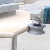 China A Shape Vacuum Brazed Quartz Diamond Grinding Wheel 75mm for sale