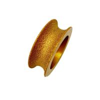 China A Shape Vacuum Brazed Quartz Diamond Grinding Wheel 75mm for sale