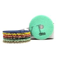 China CE Flexible Dry Polishing Pads For Granite Marble 100mm for sale
