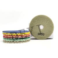 China CE Flexible Dry Polishing Pads For Granite Marble 100mm for sale