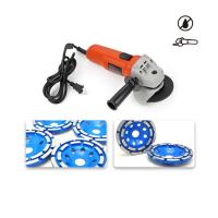 China Blue 5 Inch Double Row Grinding Diamond Cup Wheel Sintered for sale