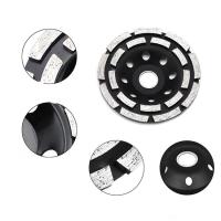 China Black Double Row 115mm Grinding Diamond Cup Wheel Sintered for sale