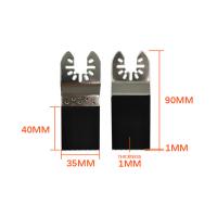 China CE Black Silver Bi Metal Oscillating Saw Blade Multi Function for sale