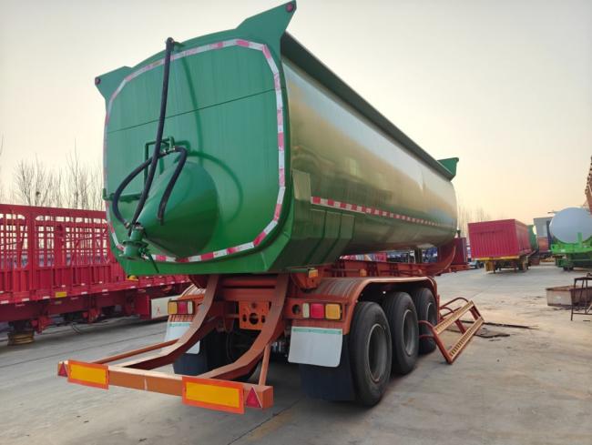 60 Tons 80 Tons Customization Service Steel Plate Axles Dump Semi Trailer Tipper Trailer