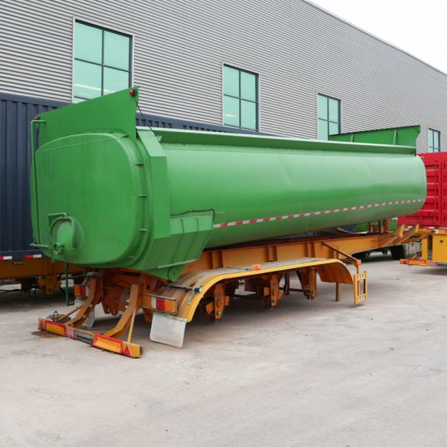 60 Tons 80 Tons Customization Service Steel Plate Axles Dump Semi Trailer Tipper Trailer