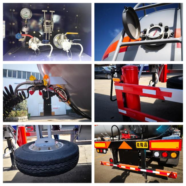 58.5cbm 25ton Nitrous Oxide Tank Trailer, Clw LPG Gas Trailer, Bulk LPG Trailer
