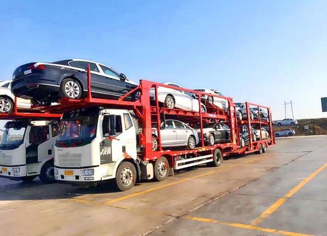 6-12 Units Cdv, MPV, SUV, Hydraulic Van Double Deck Car Carrier Semi Trailer