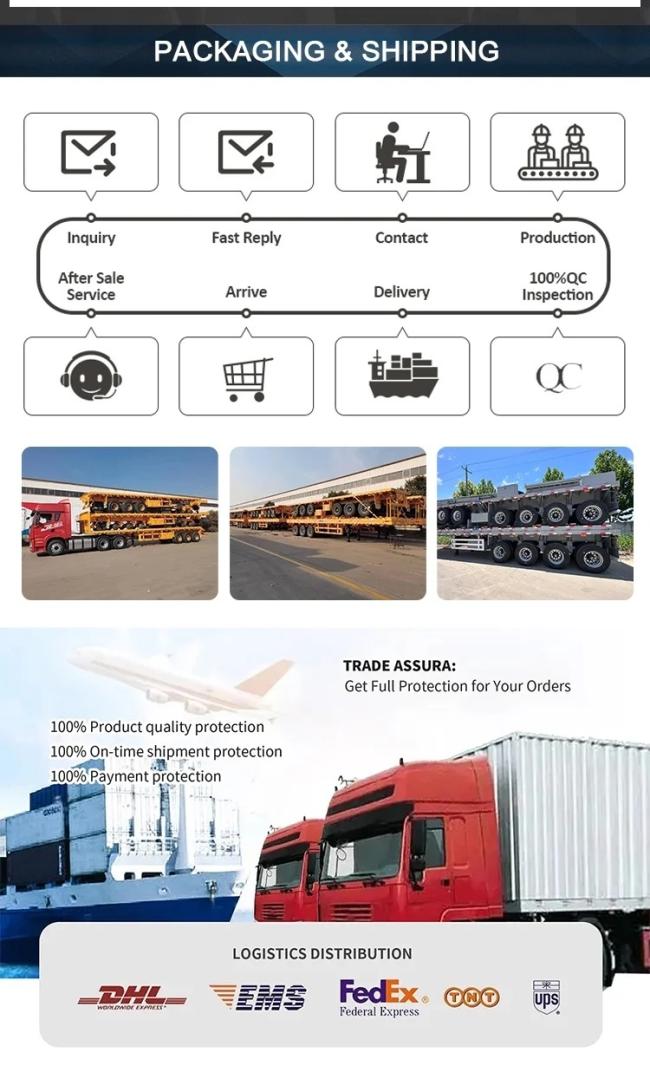 3 Axles Cargo Trailer Enclosed 12 Wheeler Side Wall Trailers 80 Tons Fence Semi Trailer with High Quality