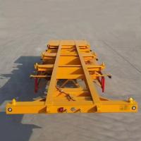 China Customizable Container 3 Axles 40FT Skeleton Semi Trailer with Customized Request for sale