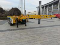 China Customizable Container 3 Axles 40FT Skeleton Semi Trailer with Customized Request for sale