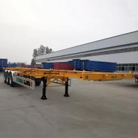 China Customized Request ISO9001 Certified Skeleton Semi Trailer for Container Transporting for sale