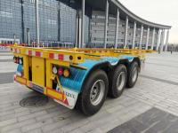 China Customized Request ISO9001 Certified Skeleton Semi Trailer for Container Transporting for sale