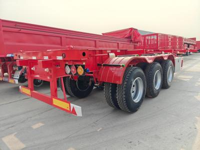 China BPW Axle 40FT 20FT Transport Container 3 Axles 2 Axles Skeleton Semi Trailer with One for sale