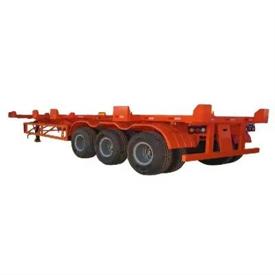 China 20FT 45FT Skeletal Used Semi 40FT Skeleton Container Chassis Trailer Semi-Trailer for sale