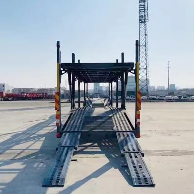 China 50T Loading Weight 2 Axle Car Carrier Truck Trailer for Transportation for sale
