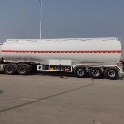 China 3 Ejes 40 Cbm Fuel Oil Tanker Diesel Tanker camión remolque para 42000 litros de tanque de combustible en venta