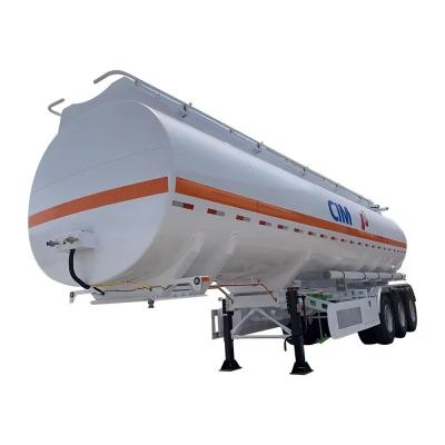 China 3 Assen 45m3/10000gal Carbon Steel Aluminium Alloy Brandstof/Cement/Poeder/Diesel/Benzine/Melk/Bitumen/Water/Vloeibaar Tank Tanker Halve aanhanger Te koop