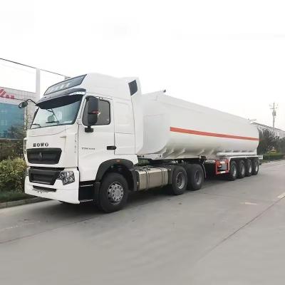 China 42000L 45000L 50000L Fuel Trailer Petrol Tanker Oil Tank Trailer Manufacture Sales for sale
