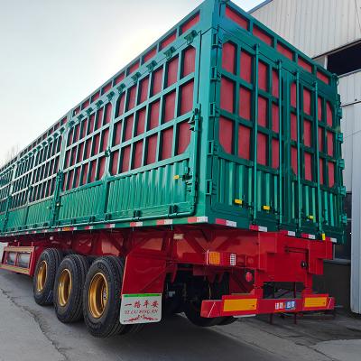 Cina 60 tonnellate di recinzione pesante camion carico rimorchi con 13000*2500*3250 mm di parete laterale di caduta in vendita