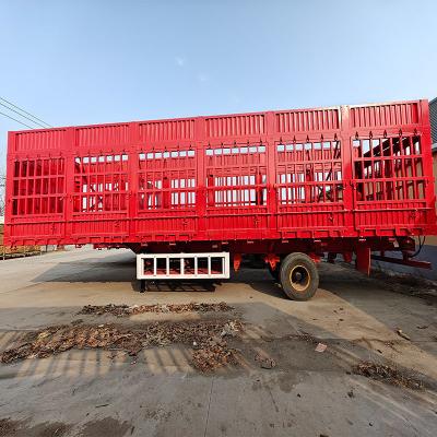 Cina 60 tonnellate di recinzione pesante camion carico rimorchi con 13000*2500*3250 mm di parete laterale di caduta in vendita