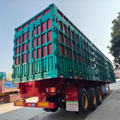 Cina 60 tonnellate di recinzione pesante camion carico rimorchi con 13000*2500*3250 mm di parete laterale di caduta in vendita