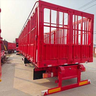 China 40ft 12m 12,5m 40ton 50ton vedação lateral de parede de carga semi-camião reboque para transporte à venda