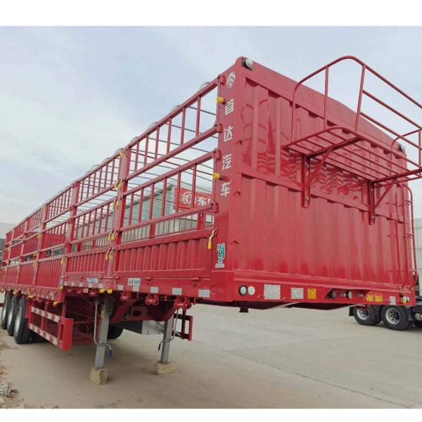 Quality 40FT 12m 12.5m 40ton 50ton Side Wall Fence Cargo Semi Truck Trailer for for sale