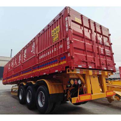 Cina 40 piedi 50 tonnellate letto piatto letto piatto semirimorchio cinese chassis contenitore di carico pesante in vendita