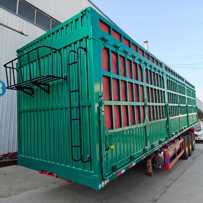 자부제품이 아닌 003 40FT 80tons 스택 화물 울타리 컨테이너 반 트럭 트레일러