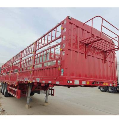 China Semi-reboque de vedação de carga de aço para transporte de mercadorias a granel Não é necessário sistema ABS à venda