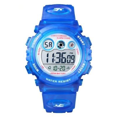 China Kinderenpolyester 1,5 Duim Blauw Smart Watch Waterdicht Plastic Smart Te koop