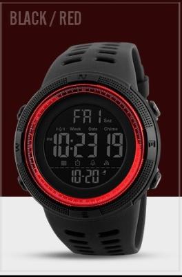 Cina Acqua 3ATM resistente tutto l'orologio di plastica del quarzo dell'affissione a cristalli liquidi dell'orologio 48mm del quarzo in vendita